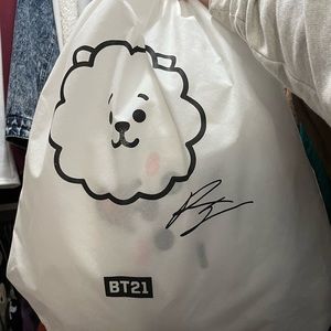 bt21 | Other | Nwt Official Bt2 Rj Face Pillow | Poshmark